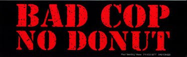 Sticker - BAD COP, NO DONUT – I LOVE ROADHEAD